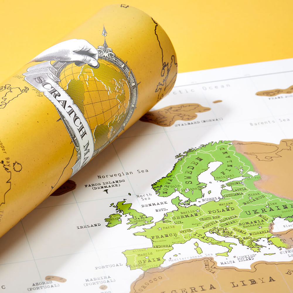 Luckies of London Scratch Map | Cranberry Corner